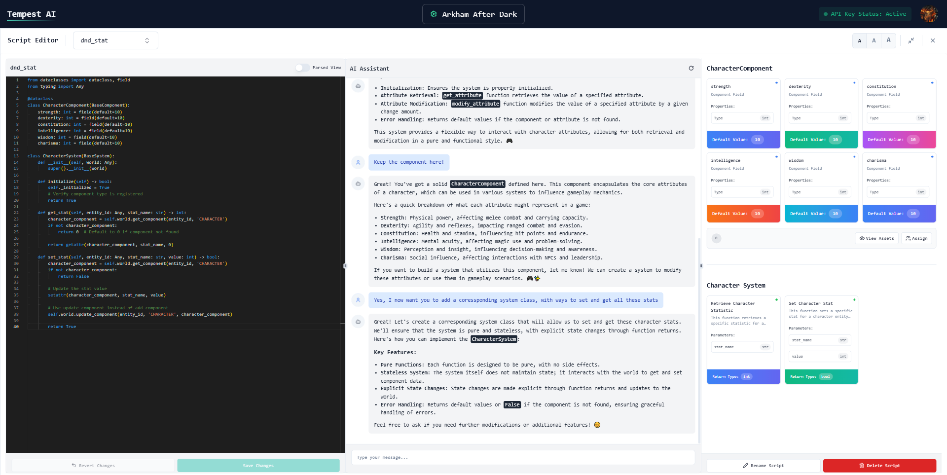 Tempest AI - Create Your Adventure